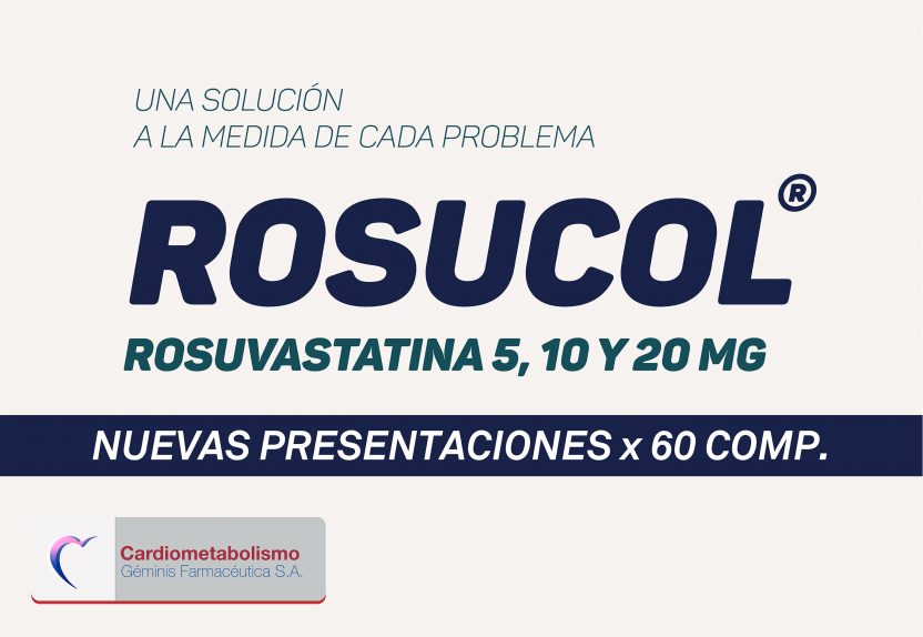 Nuevas presentaciones: Rosucol 5, 10 y 20 mg – Géminis Farmacéutica